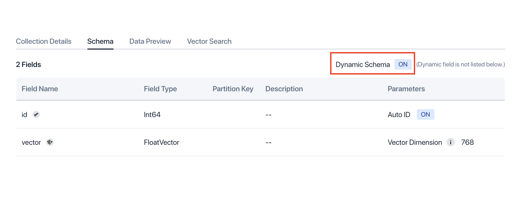 How can I know if dynamic schema is enabled for my collection? – Zilliz ...